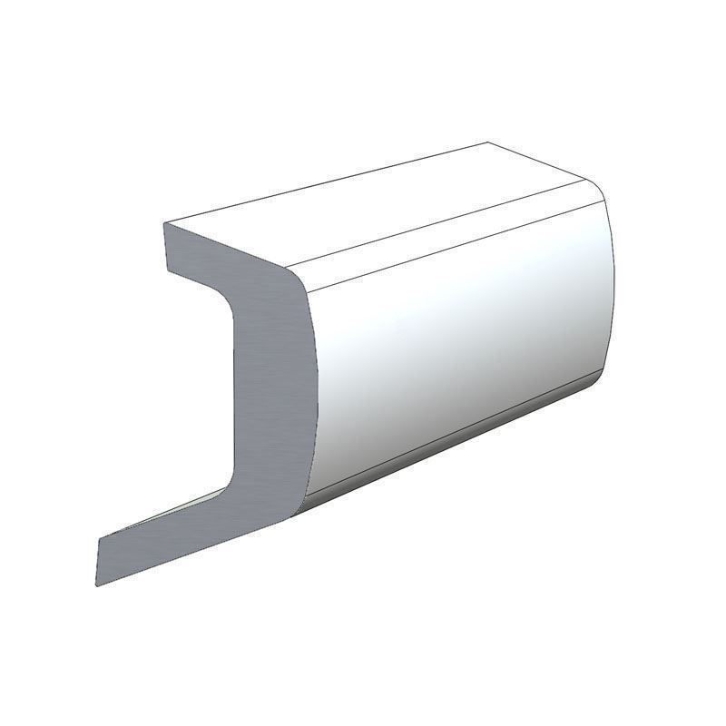 1-1/4’’ X 3/4’’ ALUMINUM RUB RAIL TACO Marine