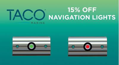 Save 15% on Rub Rail Mounted LED Navigation Lights! Save 15% on Rub ...