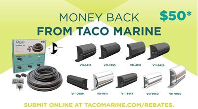 TACO Marine | Get $50 Back on TACO Rub Rail Kits TACO Marine | Get $50 ...